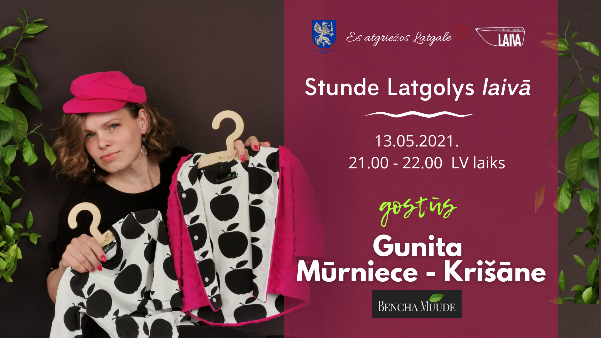 Raidījuma “Stunde Latgolys laivā” viešņa būs zīmola “Bencha Muude ...
