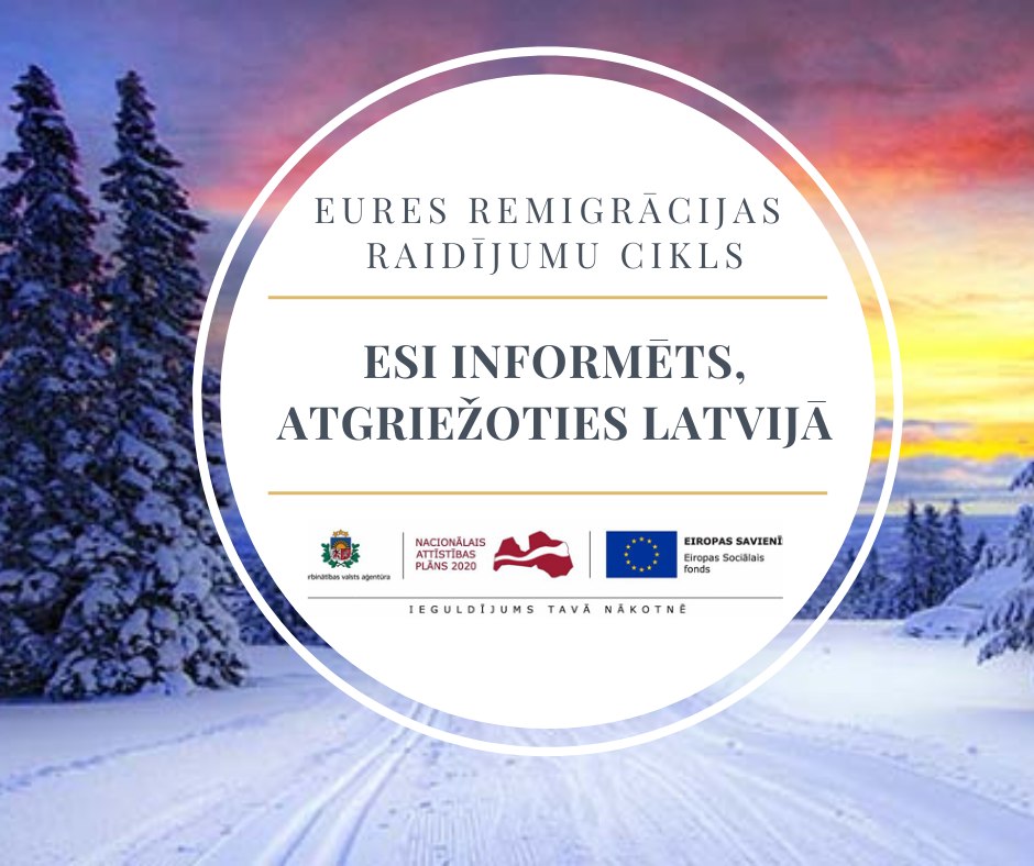 NVA, EURES Latvia 22.decembrī plkst.16.00 aicina uz astoņpadsmito ...