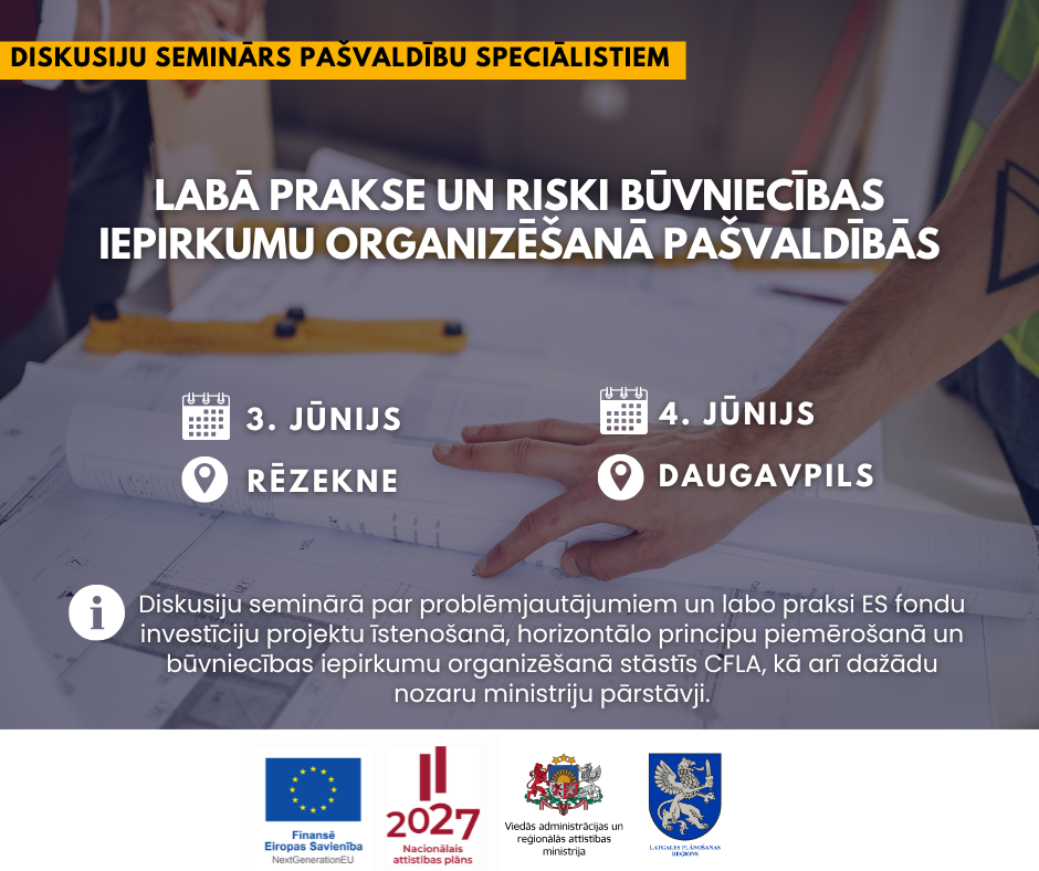 Diskusiju seminārs pašvaldību speciālistiem “Labā prakse un riski ...