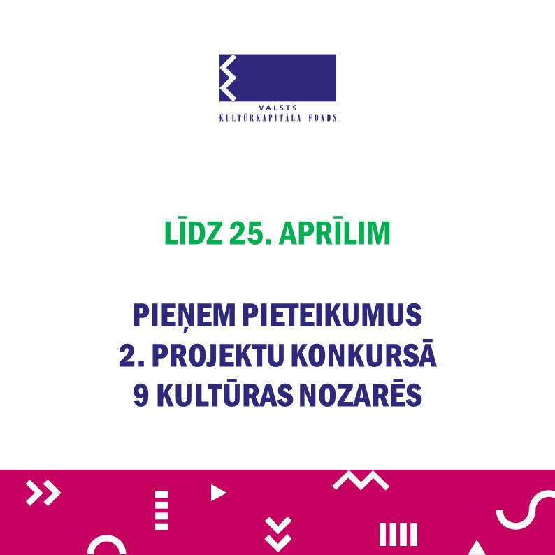 No 2025. gada 31. marta līdz 2025. gada 25. aprīlim pulksten 23.59 pieņemam pieteikumus 2025 ...